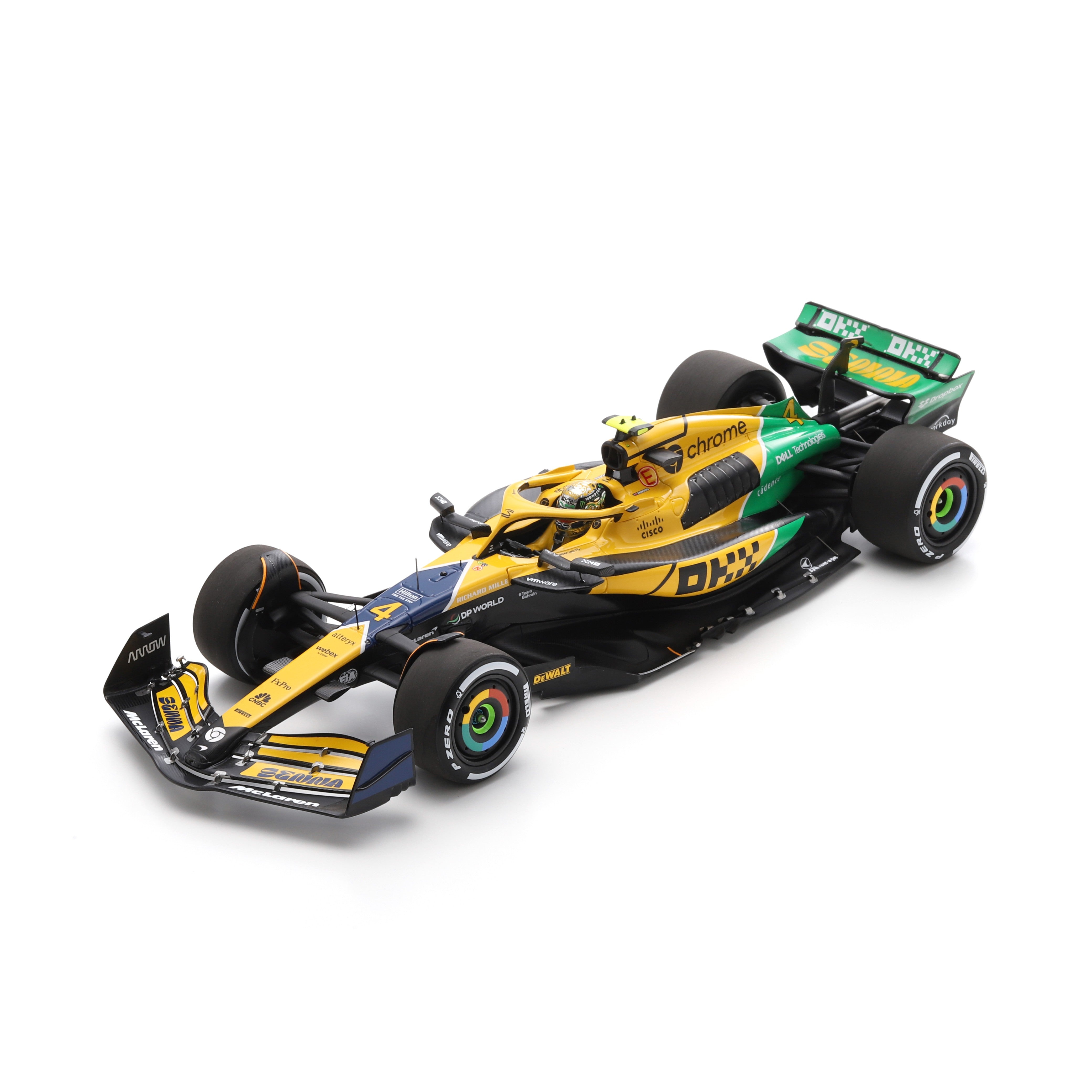 Spark McLaren Racing F1 Racing F1 MCL38 Lando Norris No.4 2024 Monaco ...