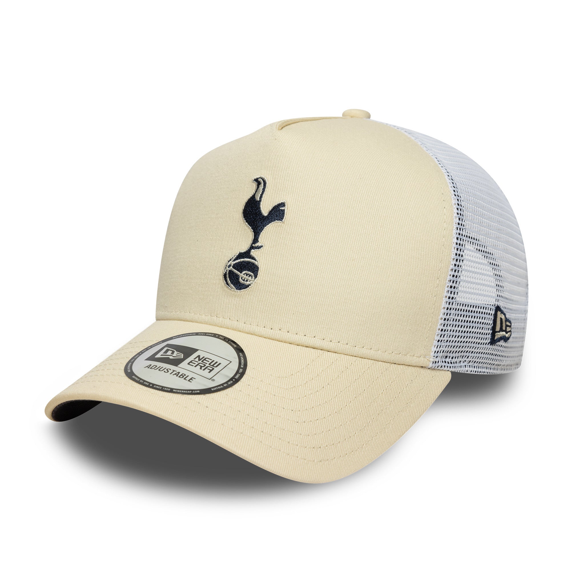 Tottenham Hotspur Seasonal Trucker Cap Adults - Light Cream/Navy ...